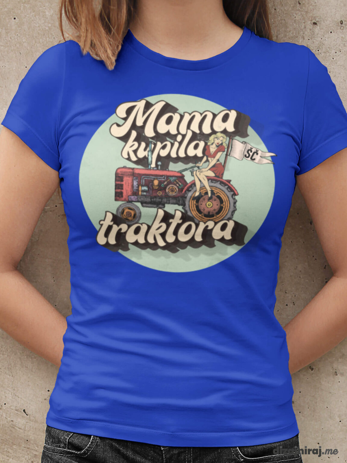 Mama kupila traktora majica - Dizajniraj.me